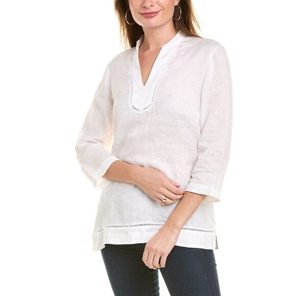 J. McLaughlin | Tops | Jmclaughlin Womens Faith Linen Blouse | Poshmark